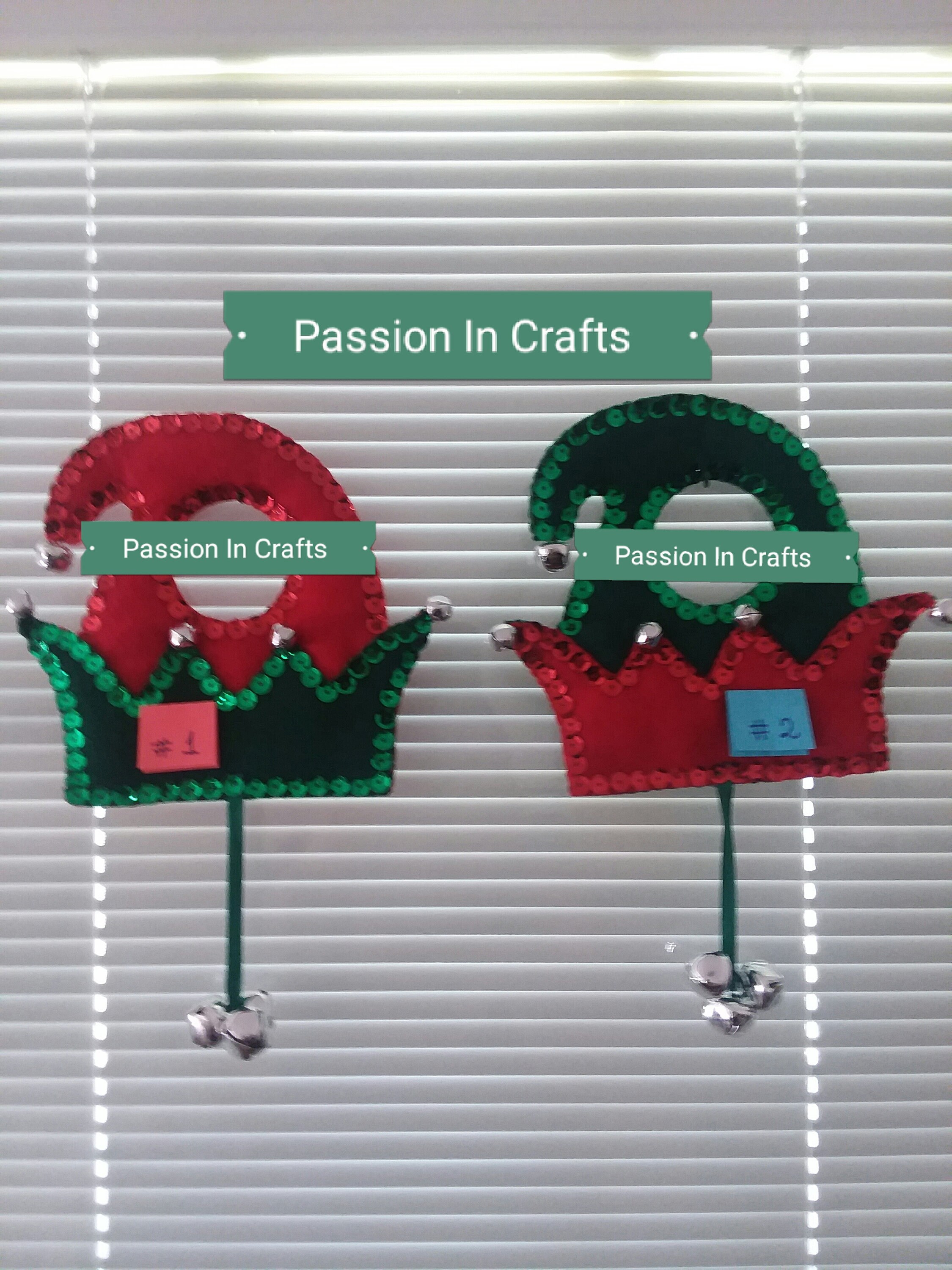Christmas Door Hangers/elf Door Hanger/elf Hat Doorknob - Etsy