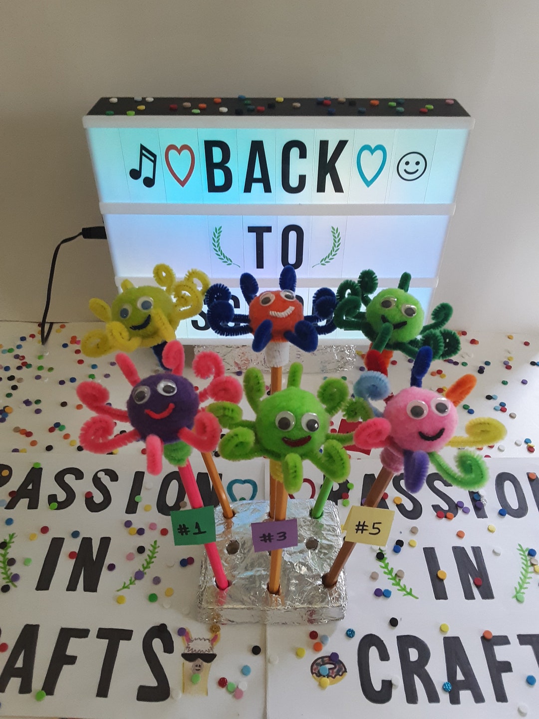 Back To School Pencil Toppers