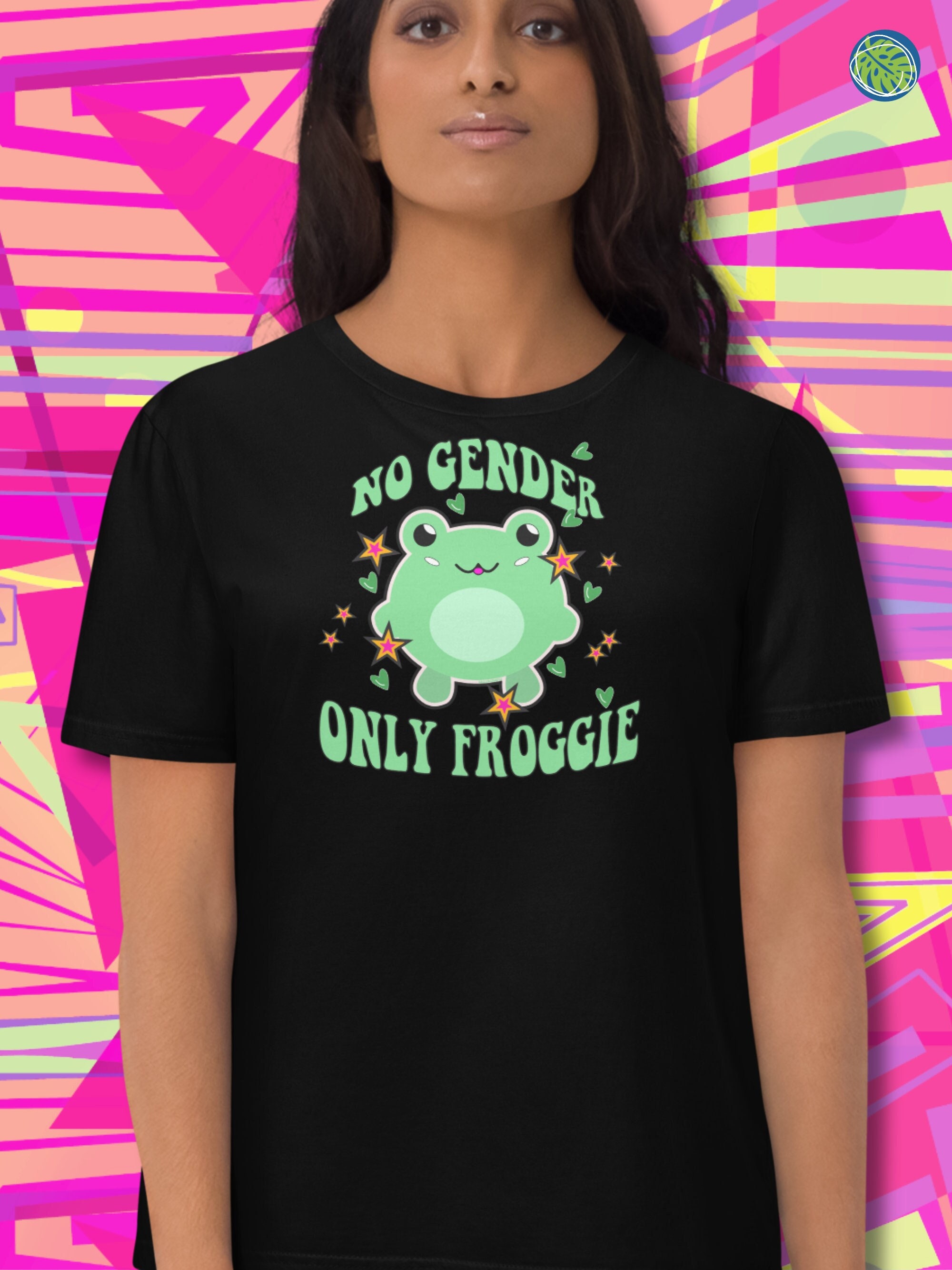 Non-binary Frog Shirt, Frog Lover Gift, Animal Lover Tshirt, Goblincore ...