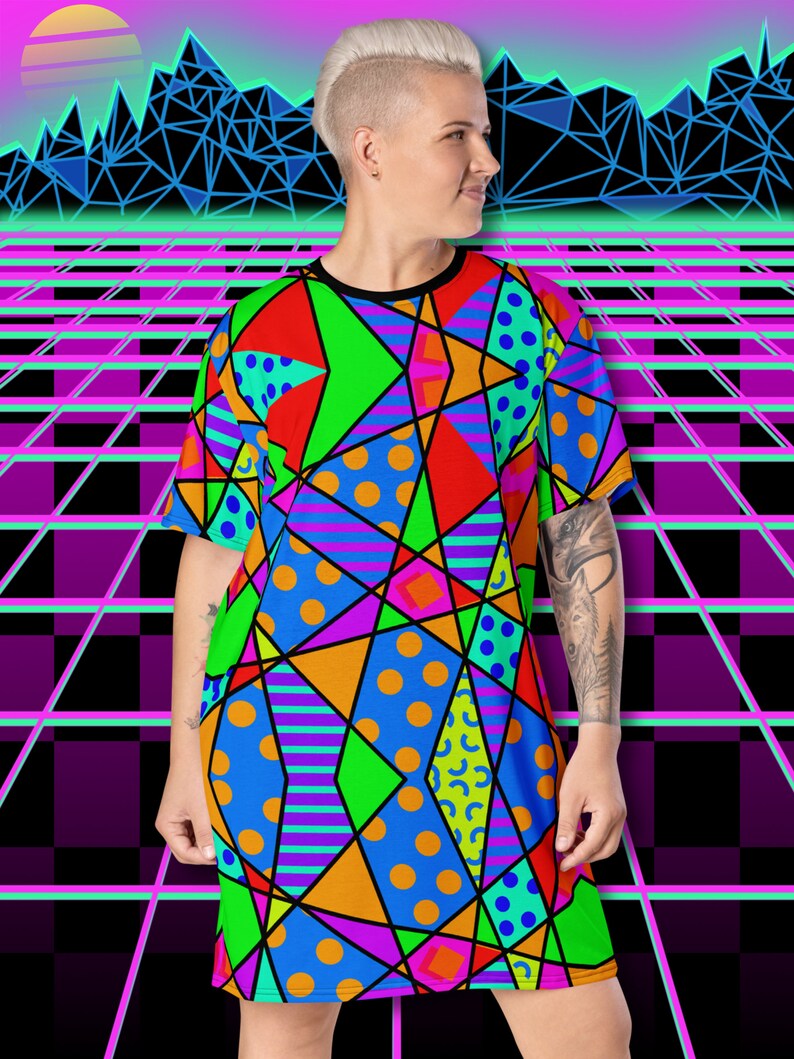 Pop Kei Oversize T Shirt Dress Yume Kawaii Harajuku Clothing - Etsy