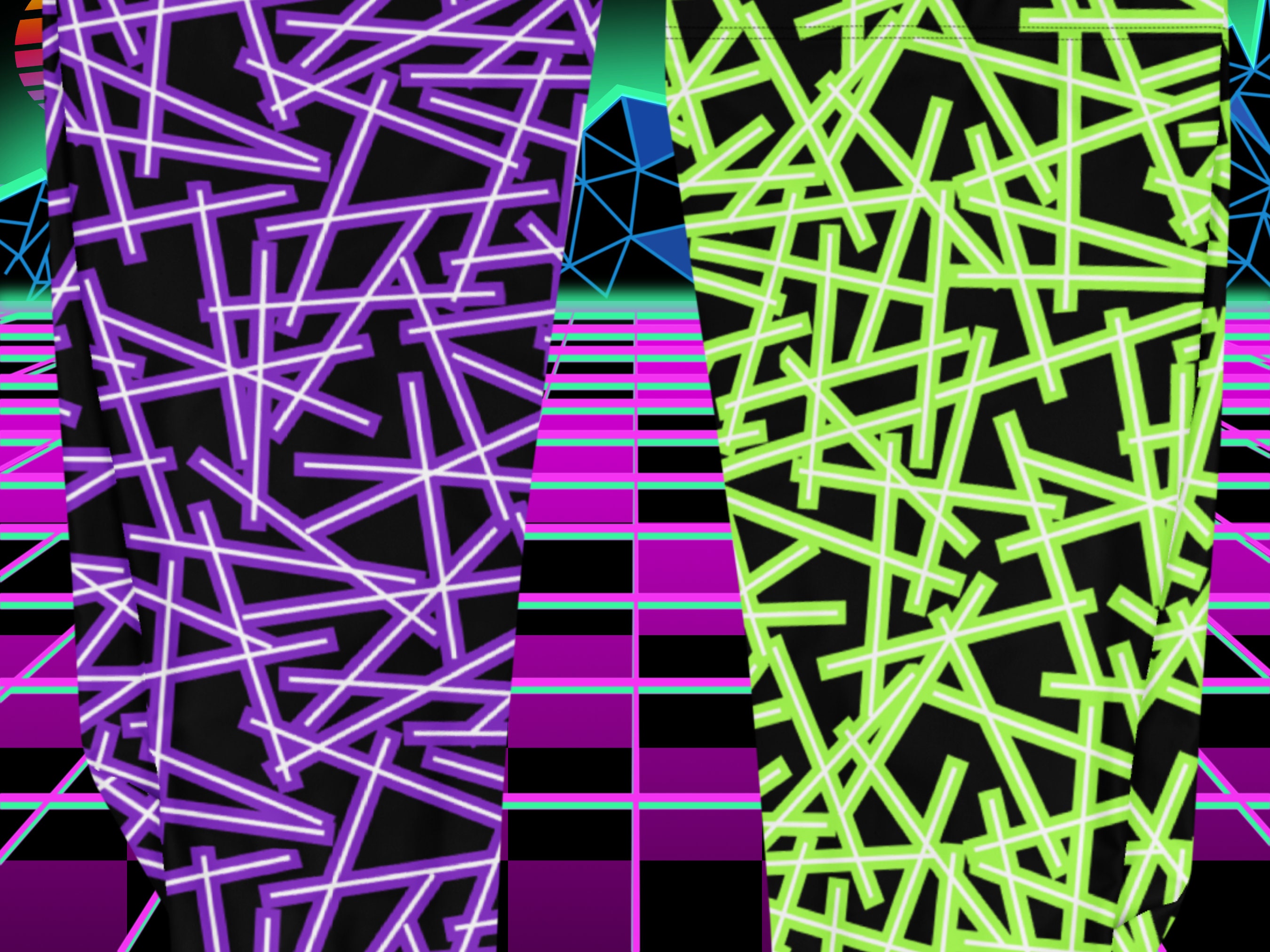 Mens Leggings Neoncore, EDM Clubbing Outfit, Gym Running Tights ...