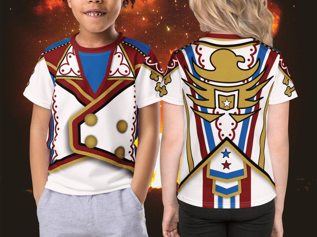 Kids Wrestler Cosplay T-shirt: Circus Glam Rock Costume - Etsy