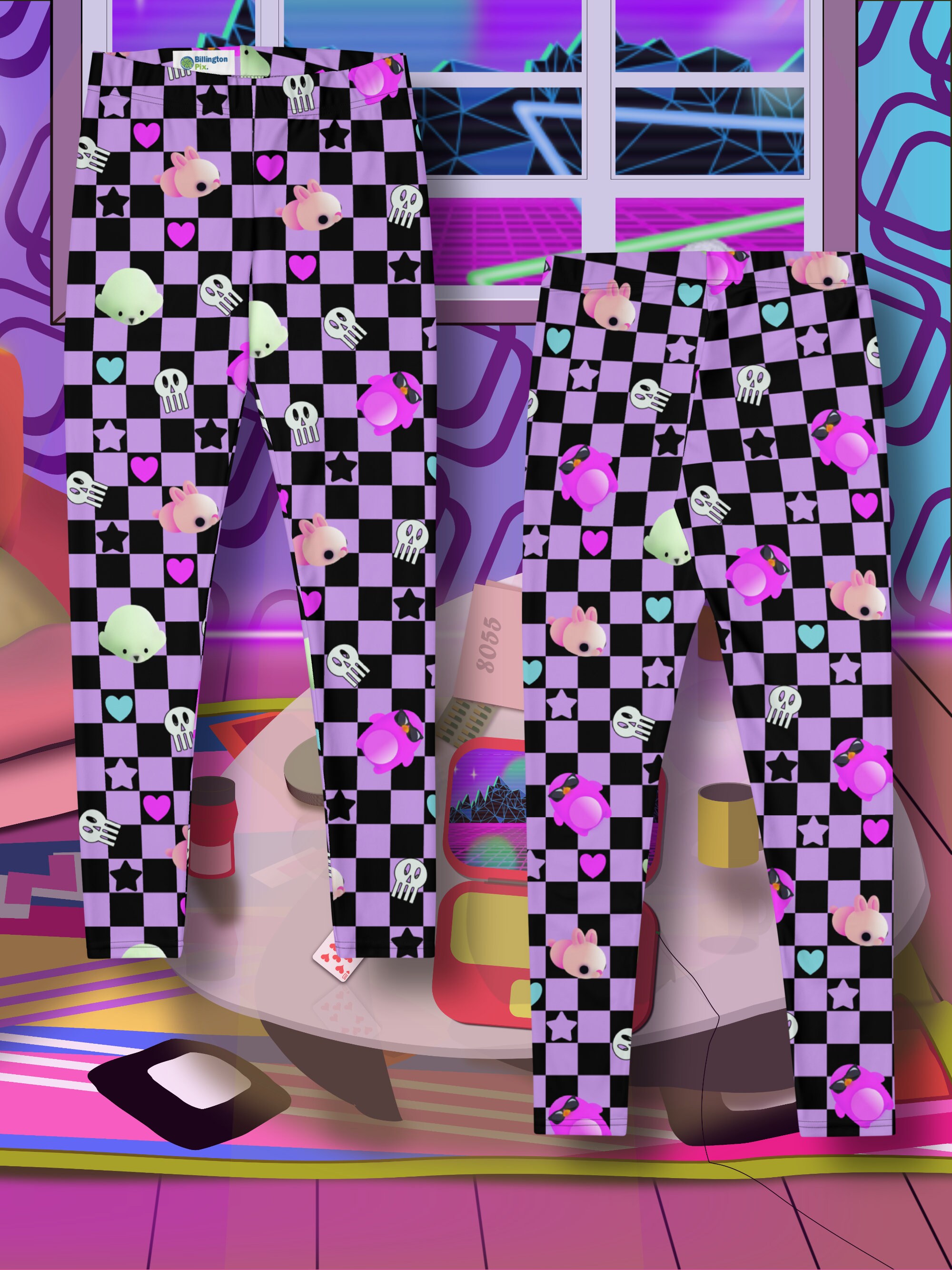 Leggings Pastel Goth Weirdcore, Yami Kawaii Fashion Tights, Spooky ...