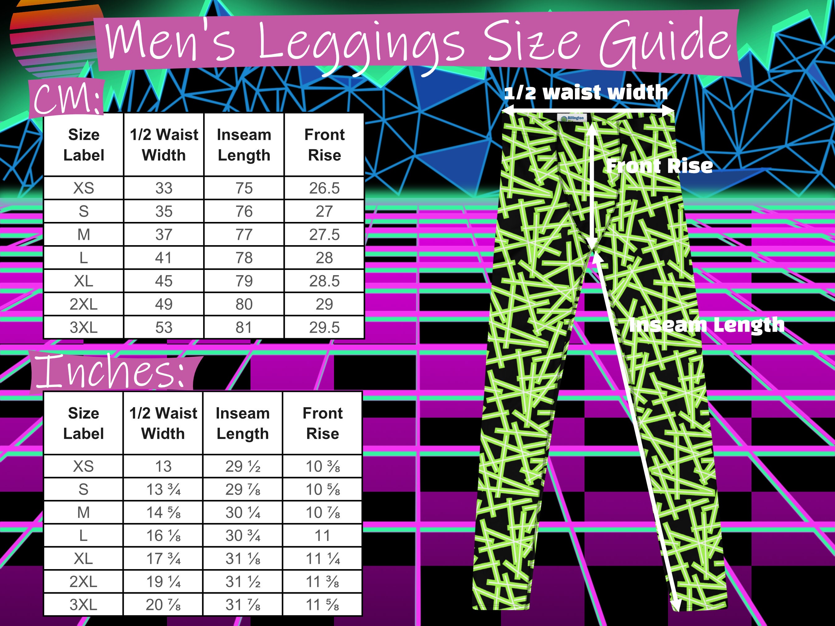 Mens Leggings Neoncore, EDM Clubbing Outfit, Gym Running Tights ...