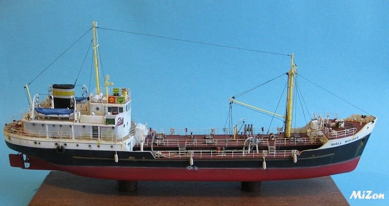 Ship Shell Welder English Coastal Tanker Model Kit | Etsy