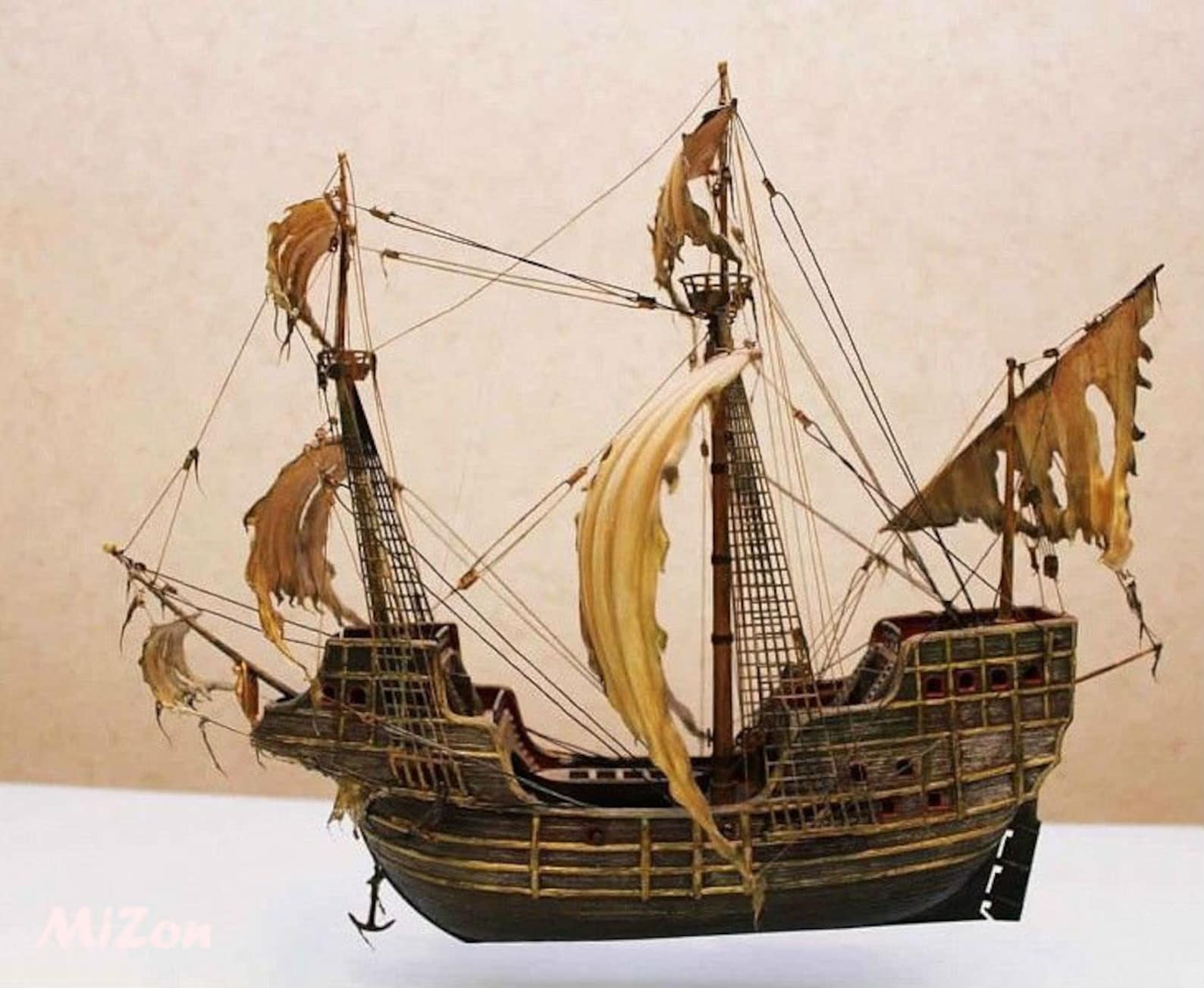 Ship Flying Dutchman Model Kit 1/100 Boat of Zvezda 9042 | Etsy
