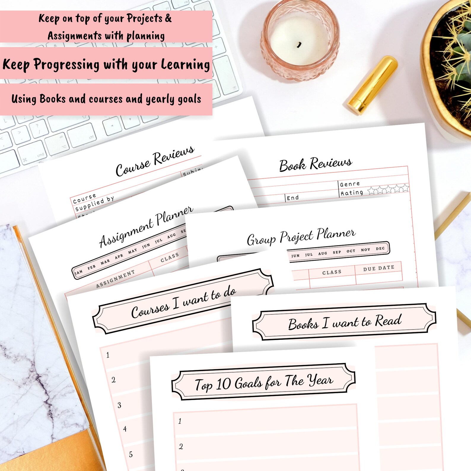 Weekly Class Schedule, Class Planner, Studying Planner, Lesson Planner ...