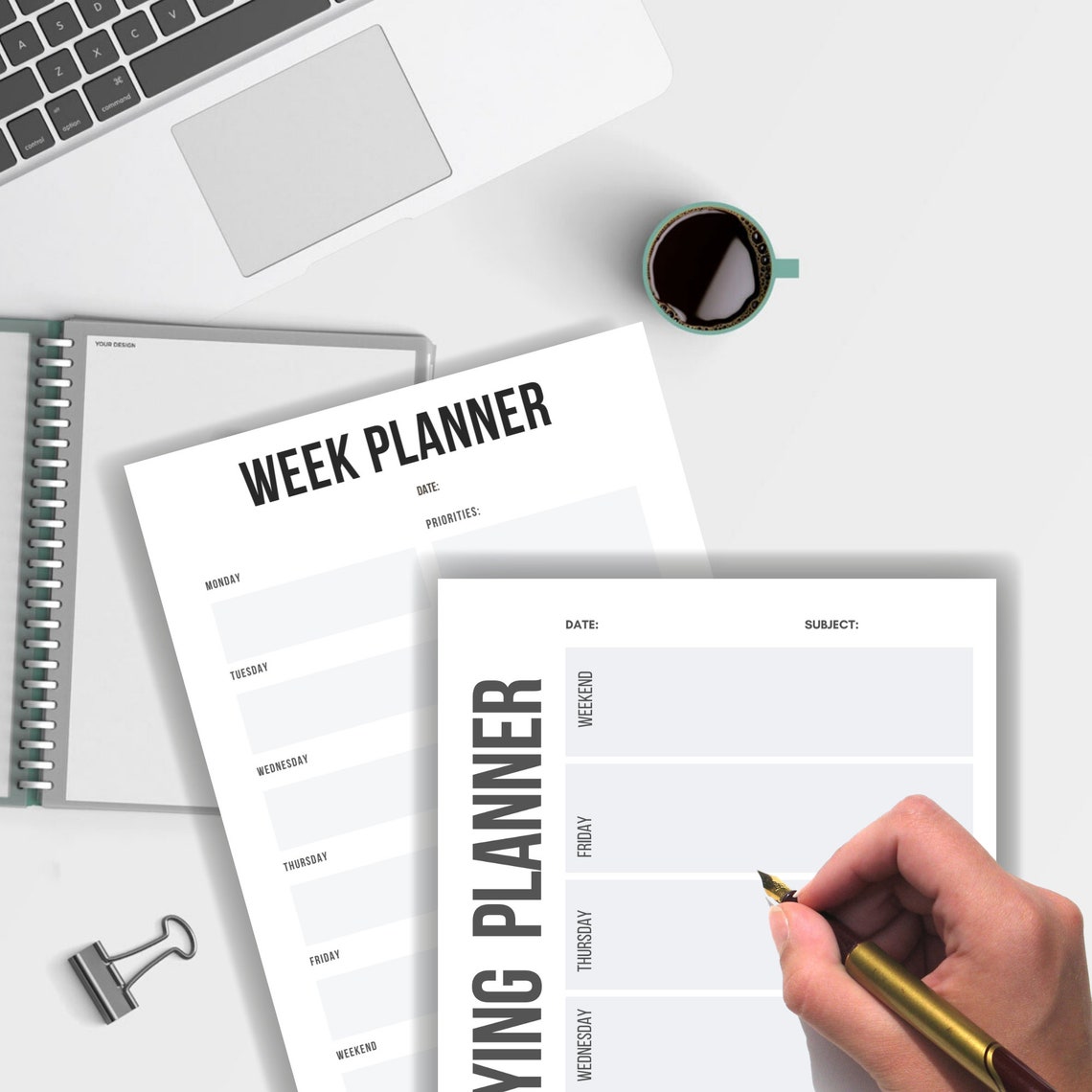 Weekly Class Schedule PDF A4, Weekly Planner PRINTABLE, Weekly ...