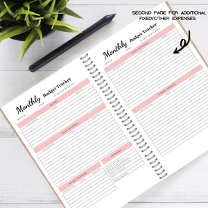 Monthly Budget Tracker, Finance Planner, Budget Planner, Finance ...