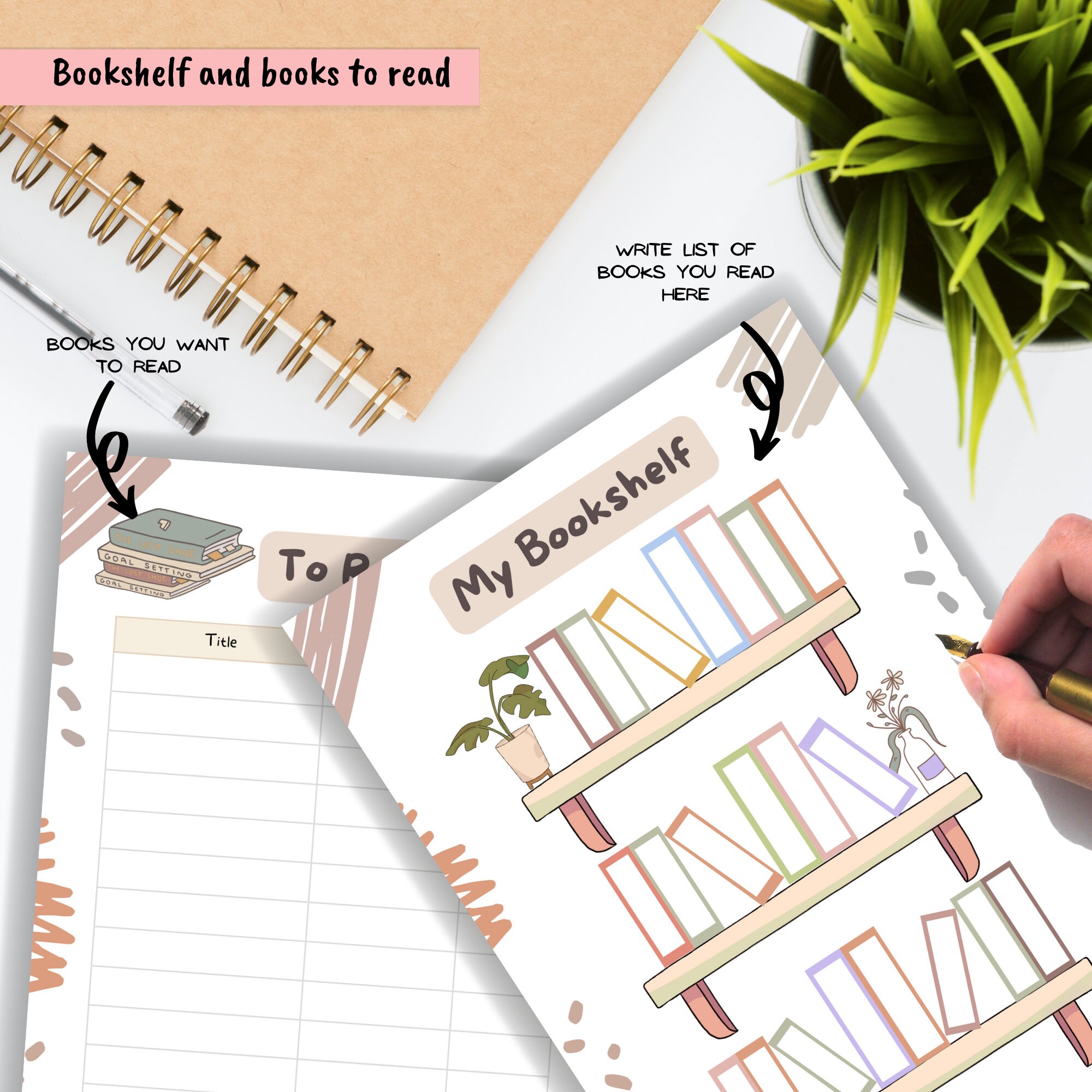 Reading Journal, Reading Tracker, Reading Planner, Reading Log, Book ...