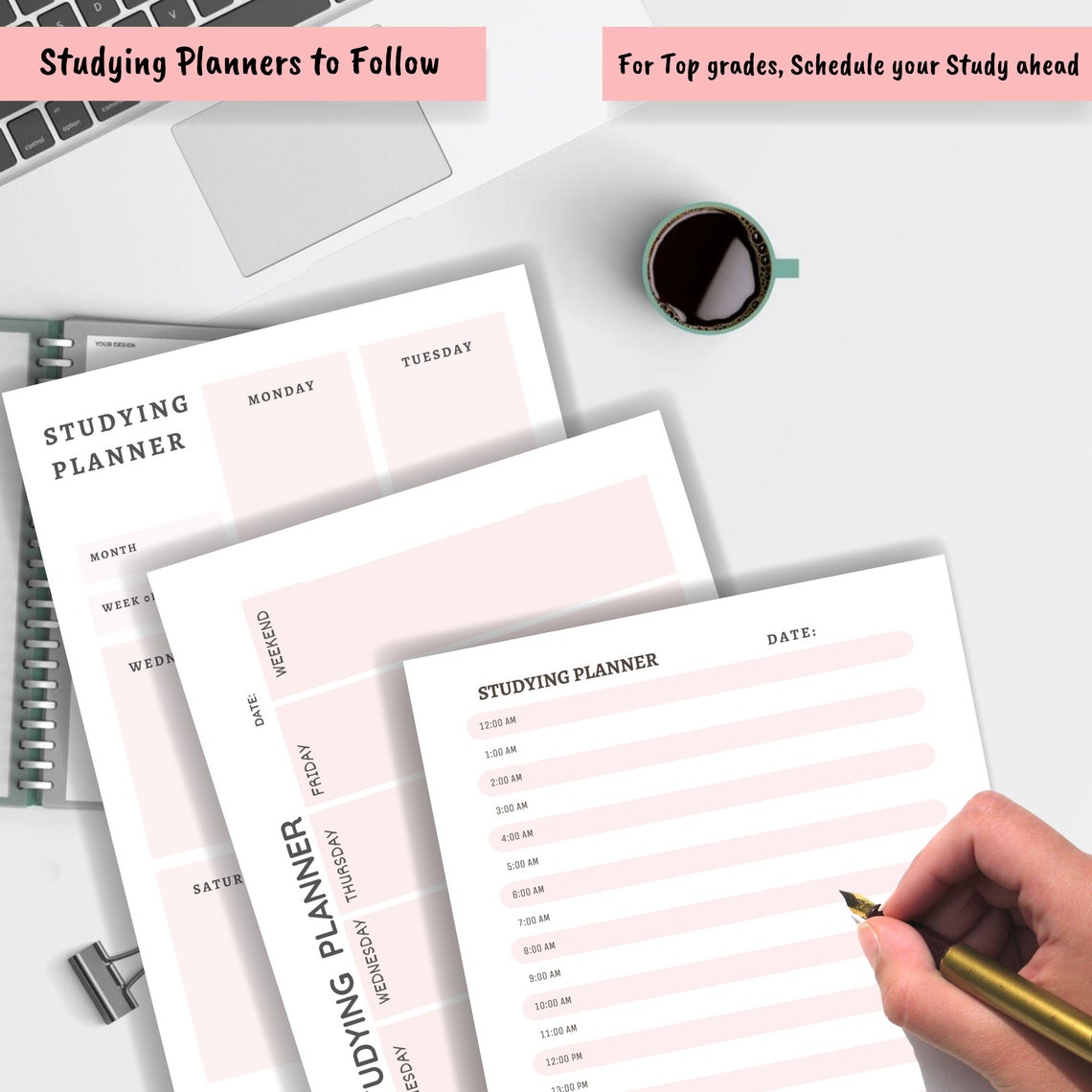 Weekly Class Schedule, Class Planner, Studying Planner, Lesson Planner ...