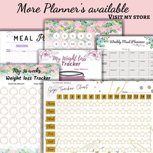 Water Tracker Template, Weekly Water Diary, Health Planner, Weekly ...