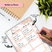 Weekly Planner Printable Meal Planer Fitness Tracker Weekly - Etsy