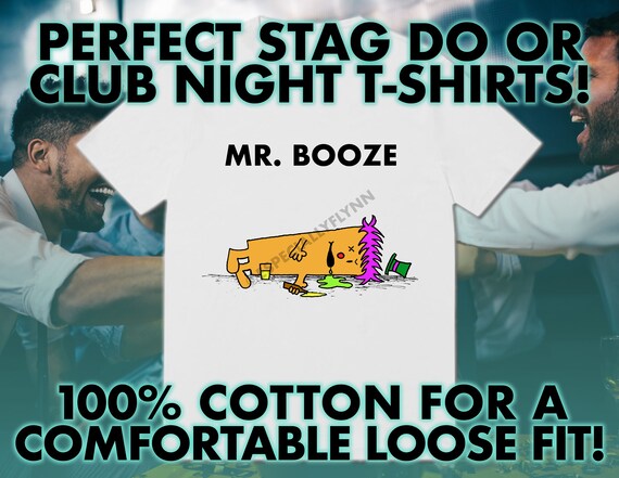 T-shirt Mr. Booze Un t-shirt personnalisé inspiré de Mr Men - Etsy France