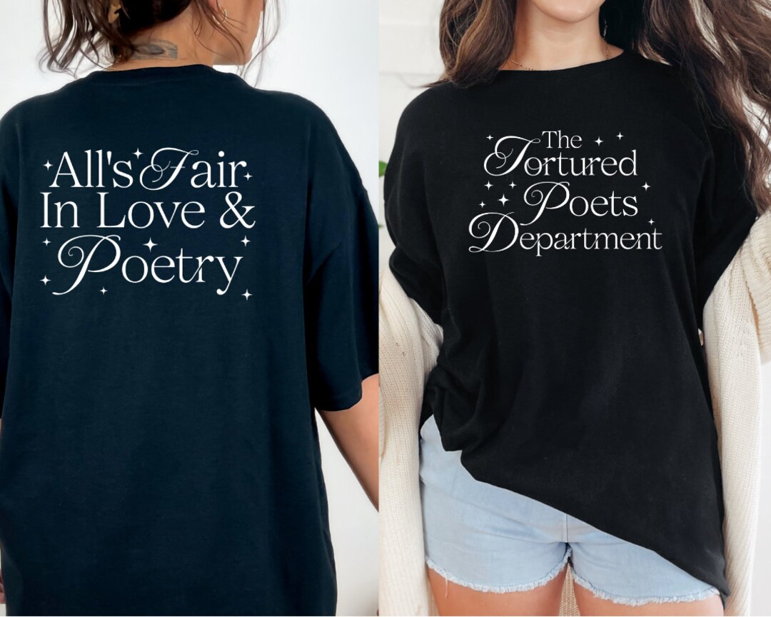 All's Fair in Love and Poetry Shirt TTPD Swiftie Tee T-shirt Unisex ...