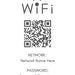 Custom Home Wifi QR Code Printable Airbnb, Share Password - Etsy