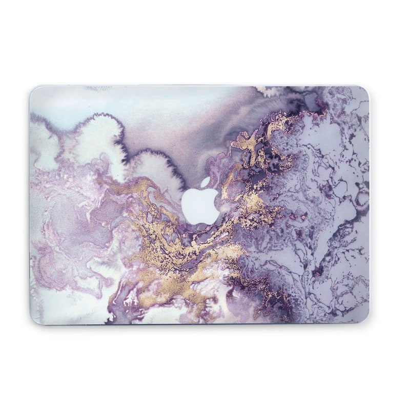 Purple Clouds Marble Art Design Protective Case A2179 MacBook Hard ...