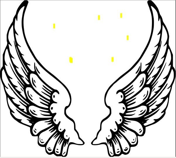 Angel Wings SVG, Digital Wings, Htv, Loved One, Heaven, Wings, Heaven ...