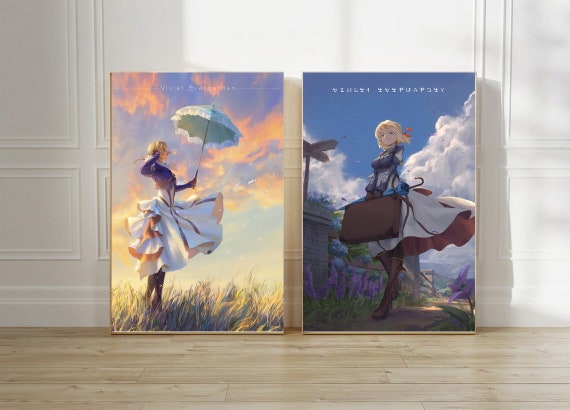 Violet Evergarden Film Classic Movie Canvas Poster Unframe - Etsy
