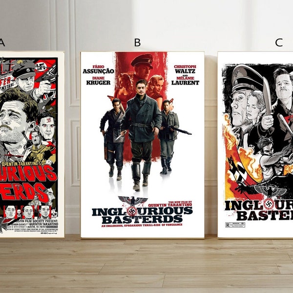 Inglourious Basterds Poster Etsy 1531
