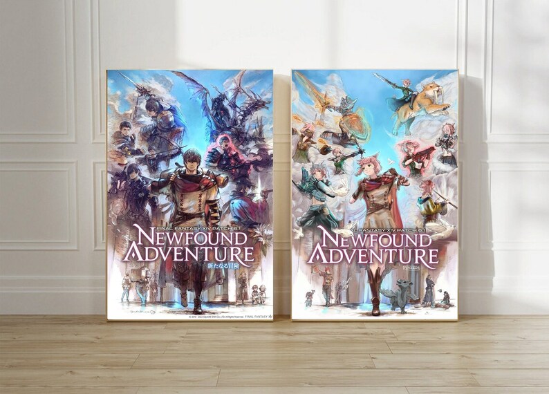 Final Fantasy XIV Endwalker Video Game Canvas Poster Unframe - Etsy