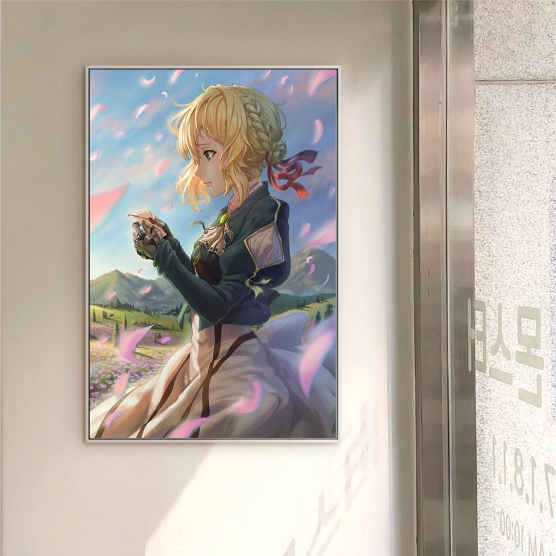 Violet Evergarden Film Classic Movie Canvas Poster Unframe - Etsy