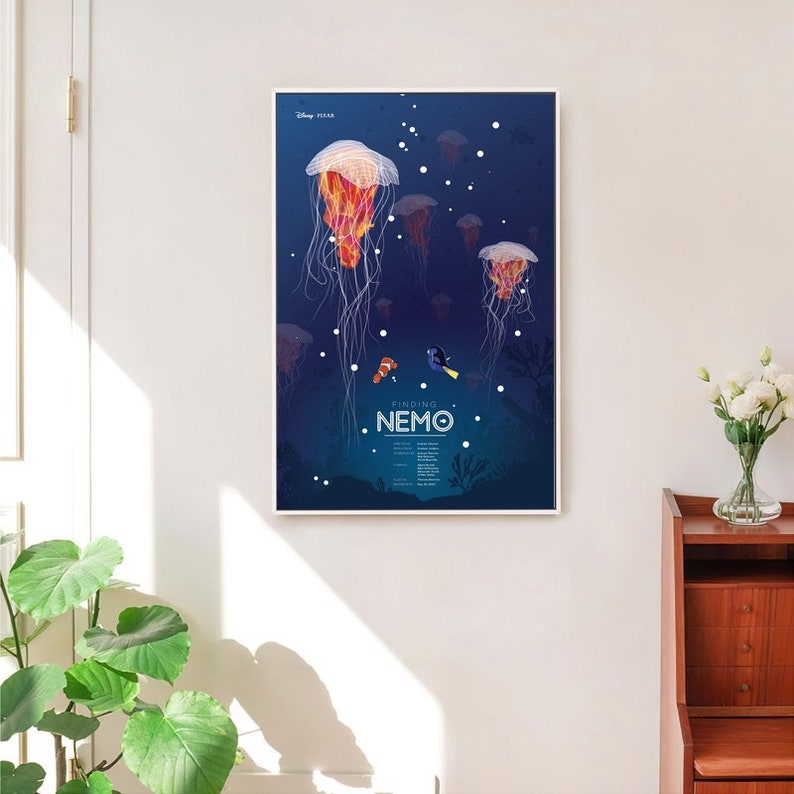 Finding Nemo Film Classic Movie Canvas Poster Unframe Multiple - Etsy
