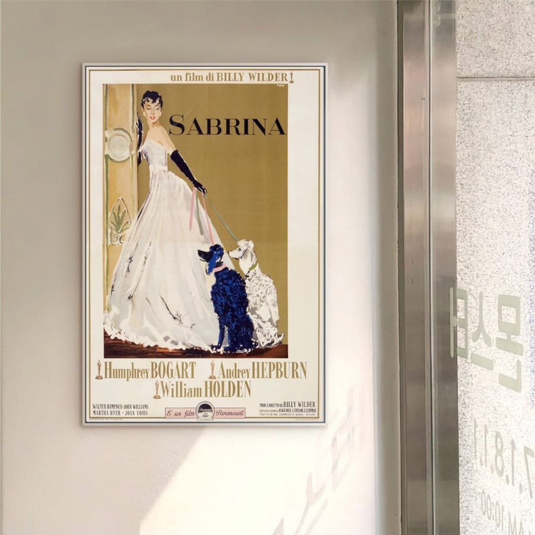 Sabrina Film Classic Movie Canvas Poster Unframe Multiple Choice-12x18 ...