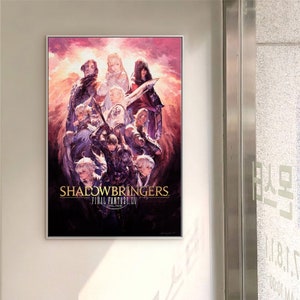 Final Fantasy XIV Shadowbringers,stormblood,endwalker Video Game Canvas ...