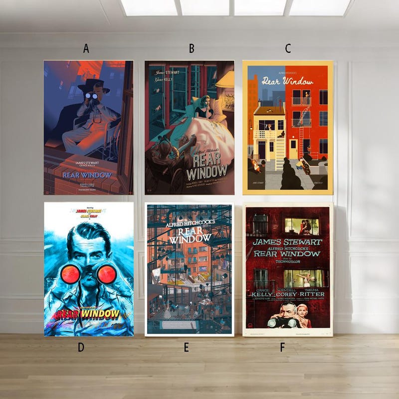 Rear Window 1954 Poster - Etsy