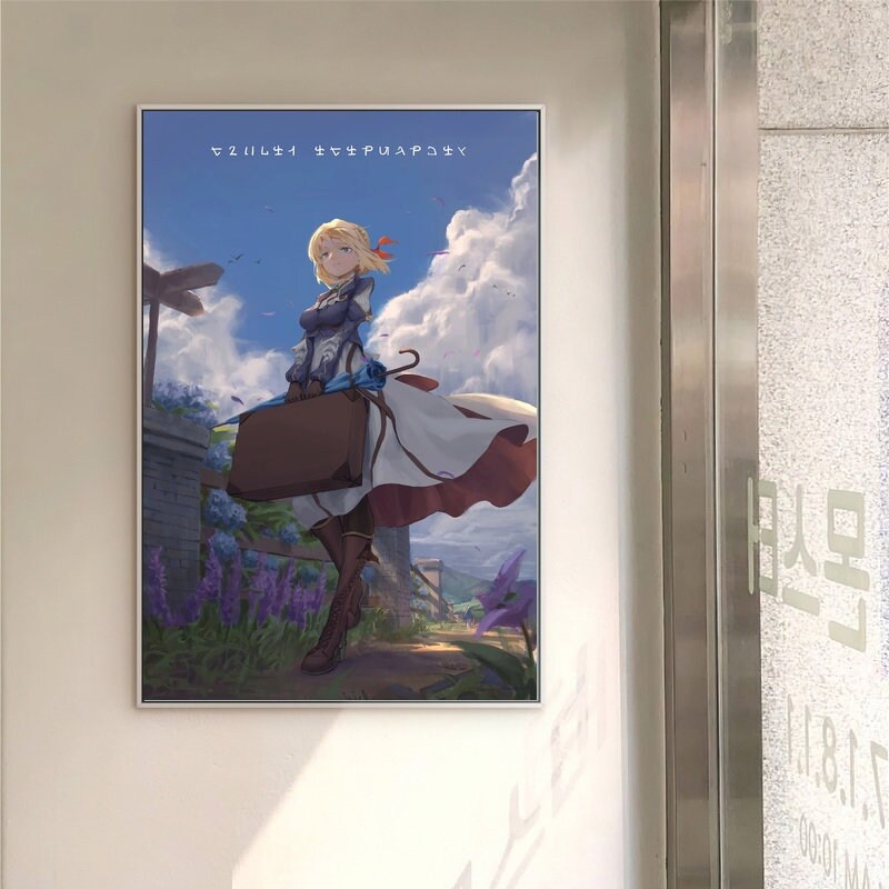 Violet Evergarden Film Classic Movie Canvas Poster Unframe - Etsy