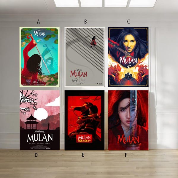 Mulan Poster - Etsy
