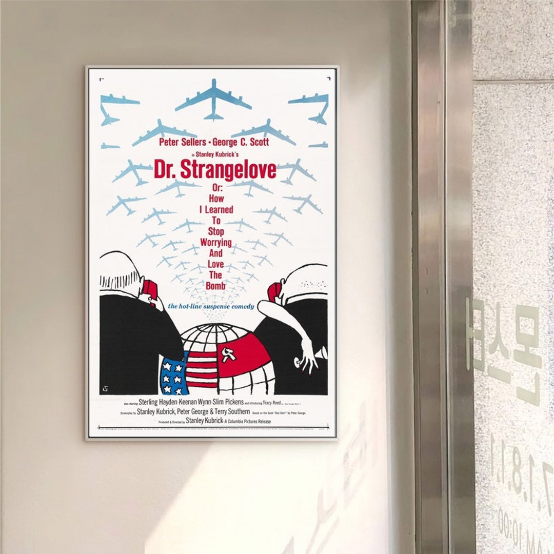 Dr. Strangelove Film Classic Movie Canvas Poster Unframe Multiple ...