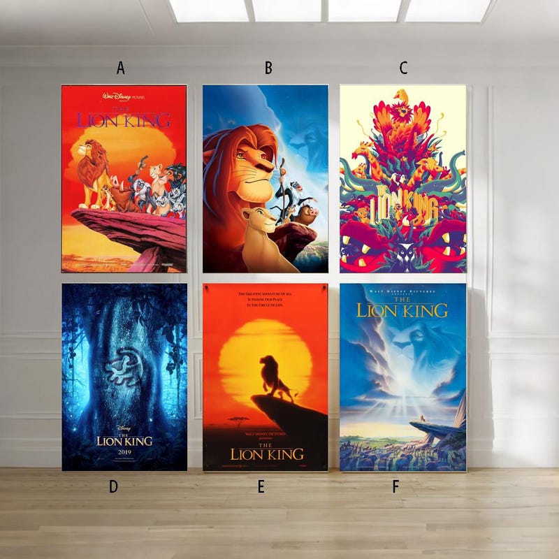 Lion King Poster - Etsy