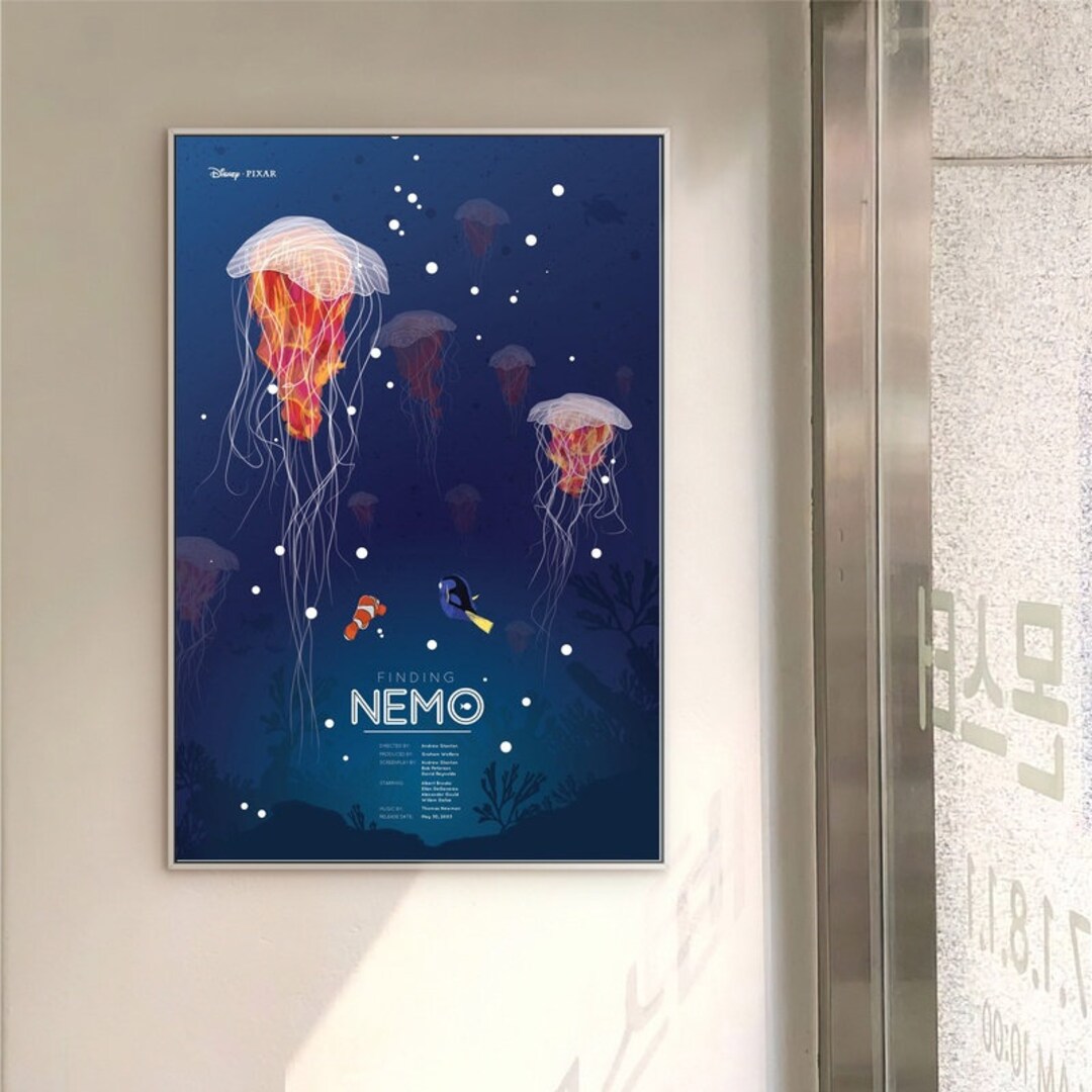 Finding Nemo Film Classic Movie Canvas Poster Unframe Multiple Choice ...