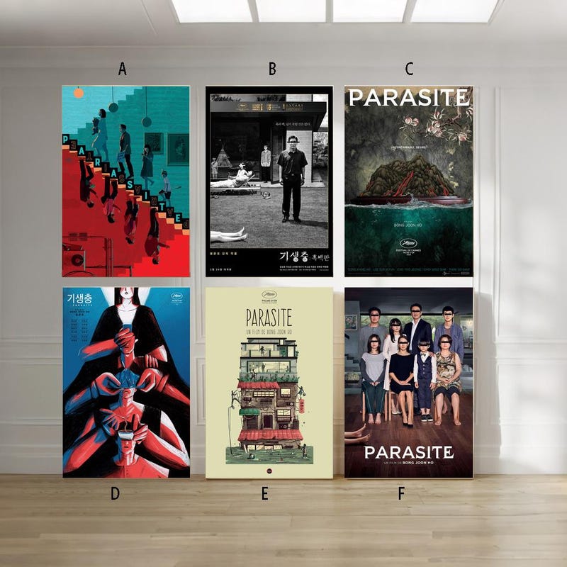 Parasitos pelicula poster - Etsy México