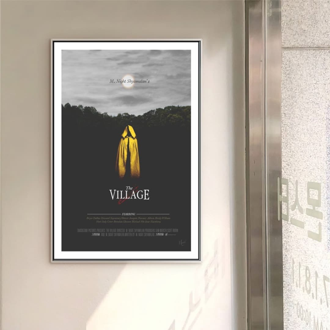 The Village Film Classic Movie Canvas Poster Unframe Multiple Choice ...