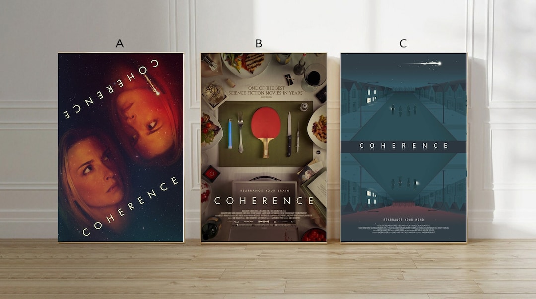 Coherence Film Classic Movie Canvas Poster Unframe Multiple Choice ...