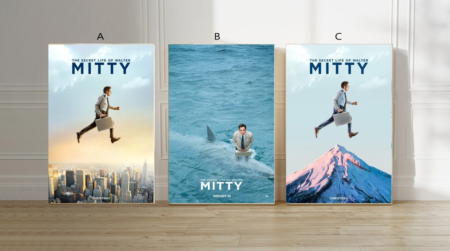 The Secret Life Of Walter Mitty Poster