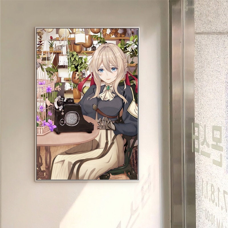Violet Evergarden Film Classic Movie Canvas Poster Unframe - Etsy