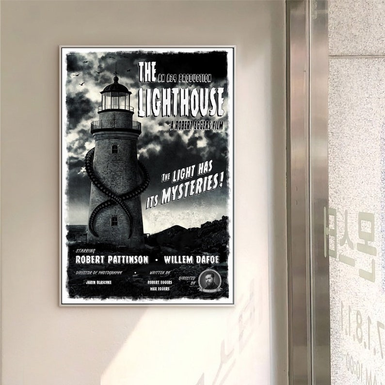 The Lighthouse Film Classic Movie Canvas Poster Unframe - Etsy