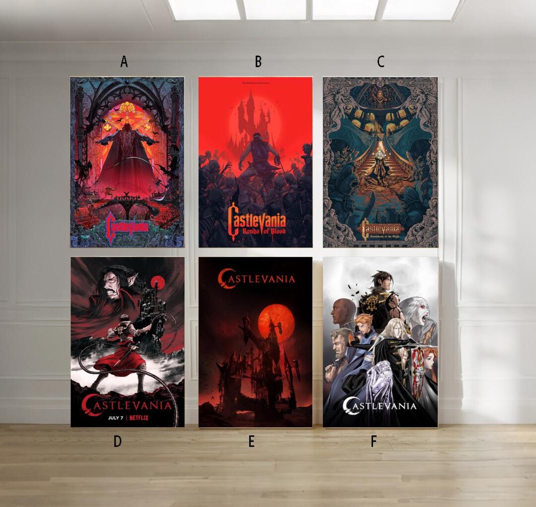 Castlevania 2017 TV Series Film Classic Movie Canvas Poster Unframe ...