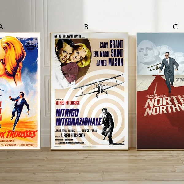 North by Northwest Movie Poster - Etsy
