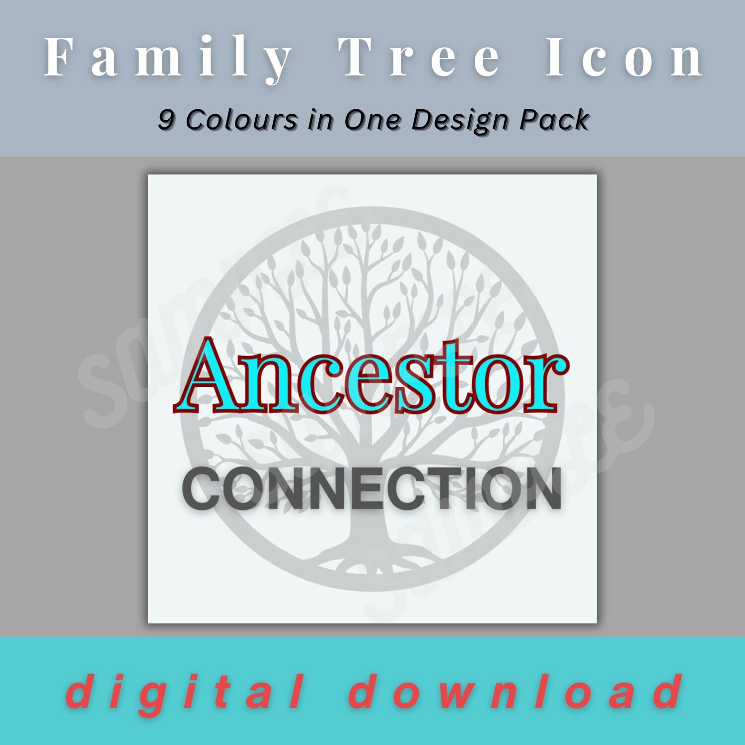 Organise Digital Family Trees With Original Ancestor Connection Icons ...