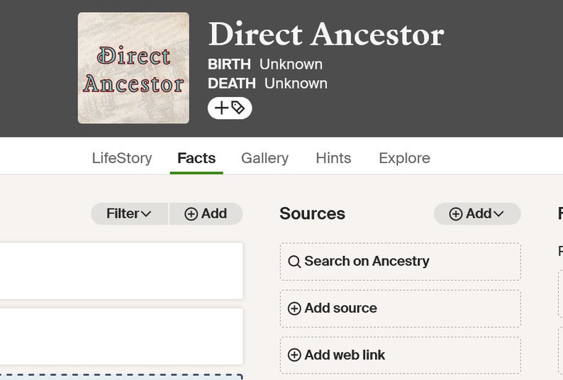 VINTAGE 2 - Original Direct Ancestor Icons | Organise Digital Family ...