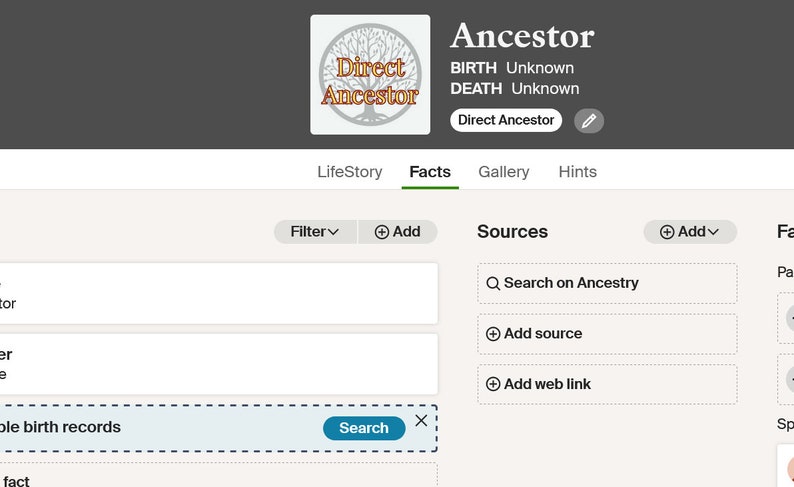 Organise Digital Family Trees With Original Direct Ancestor Icons ...