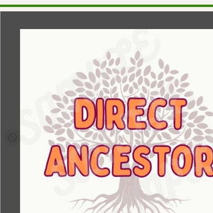 Organise Digital Family Trees With Original Direct Ancestor Icons ...