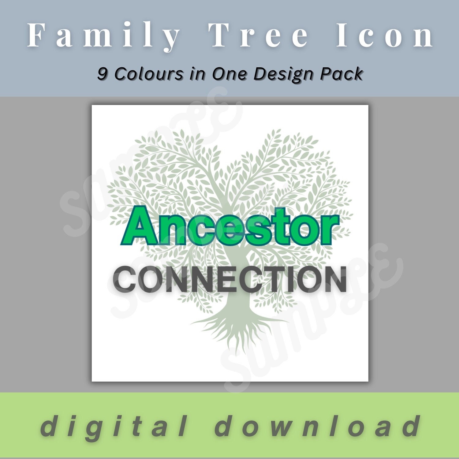Organise Digital Family Trees With Original Ancestor Connection Icons Design 2 | Images Designed ...