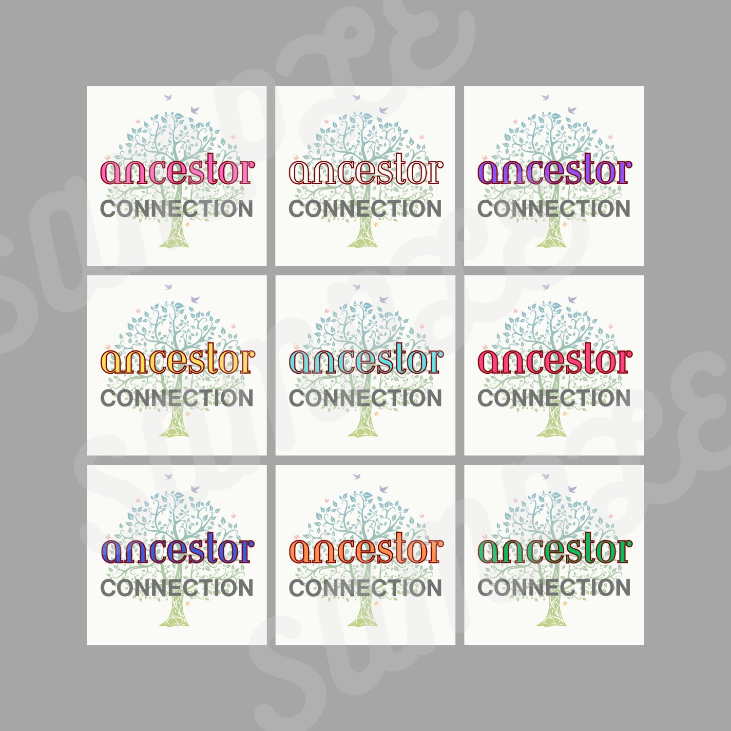 Organise Digital Family Trees With Original Ancestor Connection Icons ...