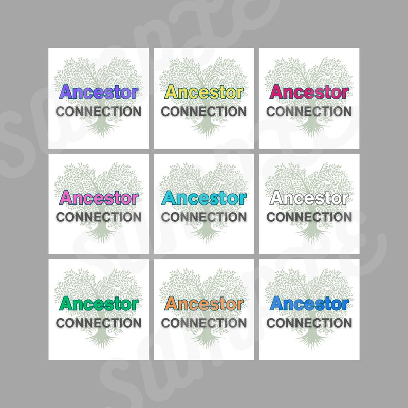 Organise Digital Family Trees With Original Ancestor Connection Icons Design 2 | Images Designed ...